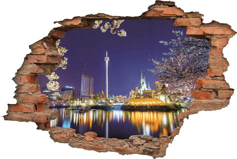 Fototapeta na ścianę Dziura w ścianie 3D naklejka Naklejka 3D