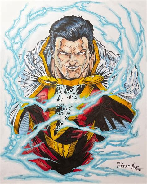 Captain Marvel Billy Batson Shazam By Mike Mez Phillips ALL In