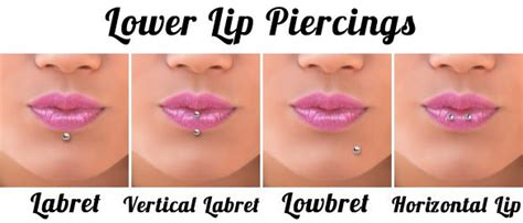 Lip Piercings Types Names Sitelip Org