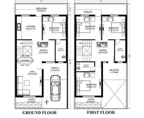 25 X 50 Duplex House Plans West Facing Best Duplex Plan In 2024
