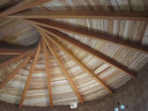 Ben S Natural Building Building A Reciprocal Roof Roundhouse Life
