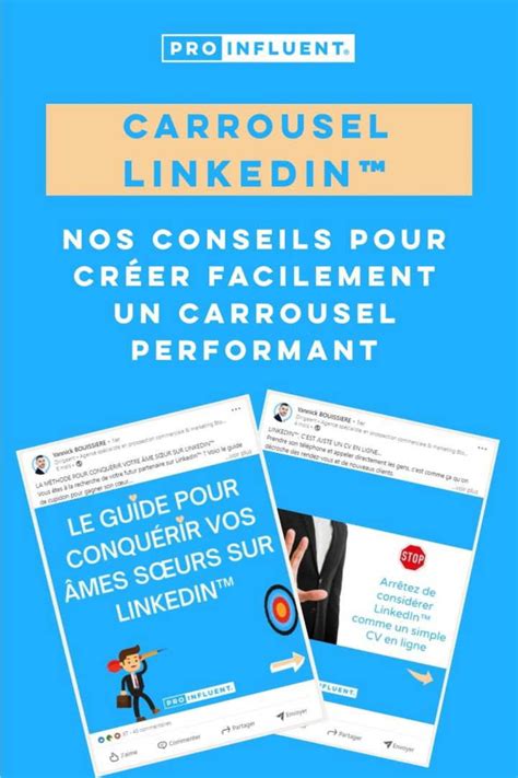 Carrousel LinkedIn nos conseils pour créer un carrousel performant