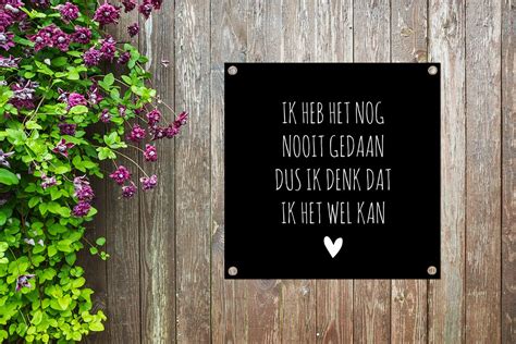 Tuindoek Spreuken Pippi Langkous Ik Heb Het Nog Nooit Gedaan Dus
