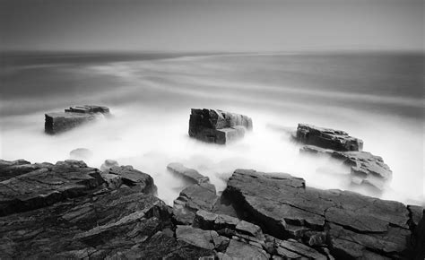Fondos De Pantalla Paisaje Monocromo Mar Agua Rock Naturaleza