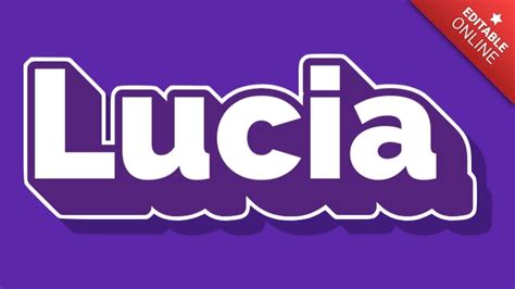 Luc A Profundidade D Roxo Gerador De Efeitos De Texto