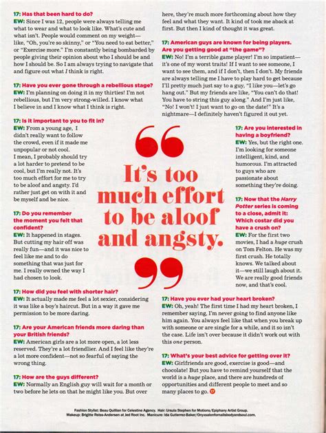 New Bonnie Wright Emma Watson Entertainment Weekly Magazine Scans