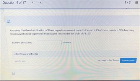Solved Need Help With Part B And C Anthony Is A Computer