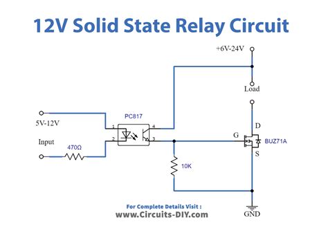 Solid State Relay Arduino Schematic Diagram Circuit Nbkomputer