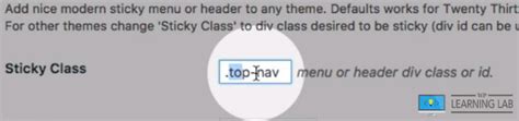 How To Create A Sticky Header Menu WPLearningLab