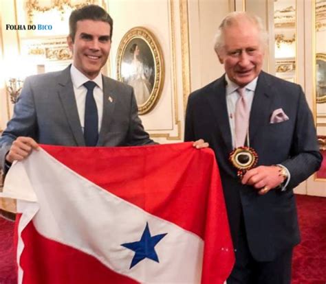 Em Encontro Rei Da Inglaterra Charles Iii Helder Aborda