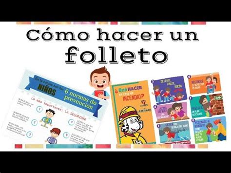 Descubre los mejores folletos informativos para niños Ejemplos