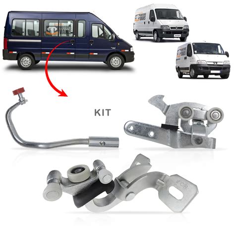 KIT CARRINHO GUIA DUCATO BOXER JUMPER 2002 2003 2004 2005 2006 2007