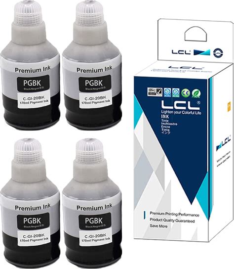 Amazon LCL Compatible Ink Bottle Pigment Replacement For Canon