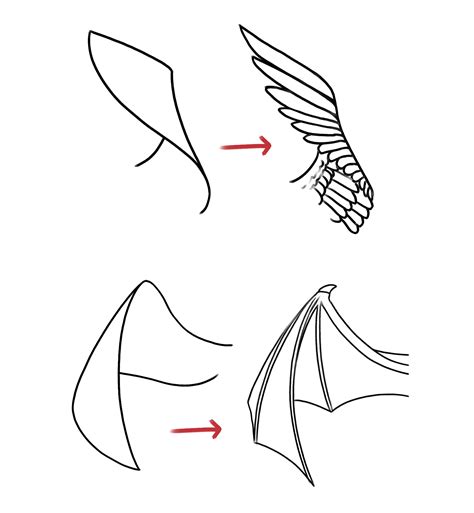 날개 그리는 법 한 번에 배워보세요 Learn How to Draw Wings Master the Technique
