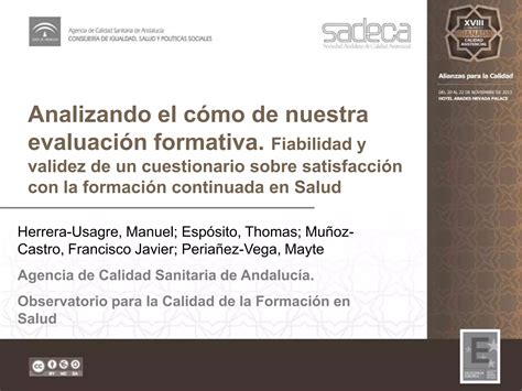 Analizando el cómo de nuestra evaluación formativa Fiabilidad y