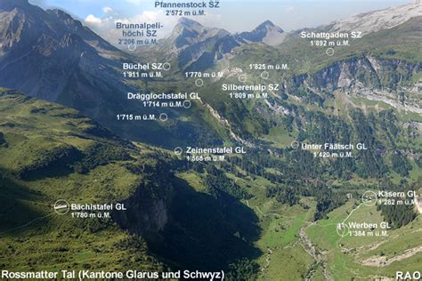 RAOnline Schweiz Wandern Glarnerland Klöntal Rossmatter Tal