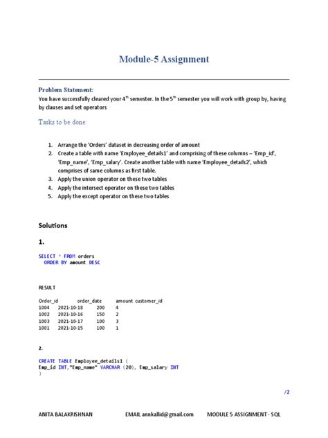 module 5 assignment sql pdf data management databases