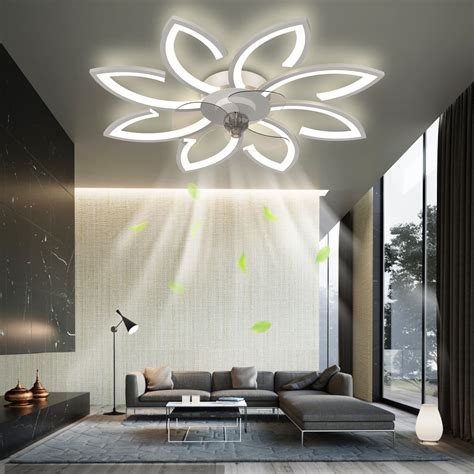 Xcoicoer Ceiling Fans With Lights And Remote Modern Bladeless