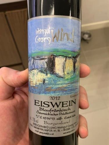 Weingut Georg Wind Blaufränkisch Eiswein Vivino US