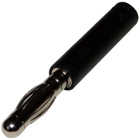 Aerzetix C13974 Fiche prise banane mâle femelle noir 4mm 10A 60V DC