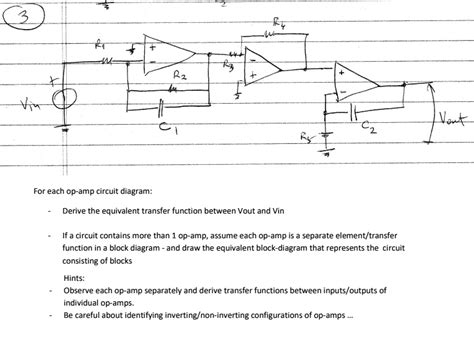 SOLVED R2 For Each Op Circuit Diagram Derive The Equivalent