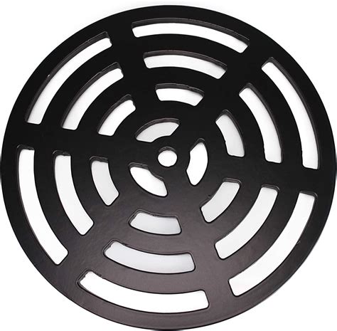 190mm 19cm Round Circular Solid Metal Steel Gully Grid Heavy Duty Drain