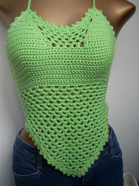 Backless Halter Top Pdf Crochet Pattern