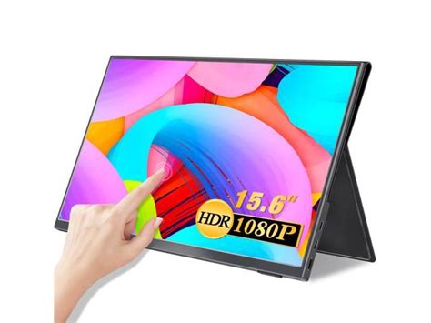 UPERFECT 15 6 Portable Monitor Touch Screen Ultra Slim Narrow Frame