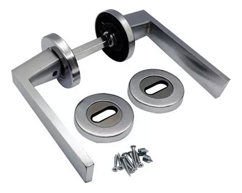 Manija Picaporte Doble Balanc N Aluminio Acerado Sila Currao