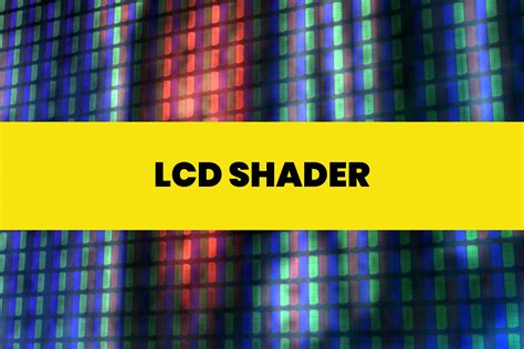 lcd shader lcd object shader for unity urp vfx shaders unity asset store