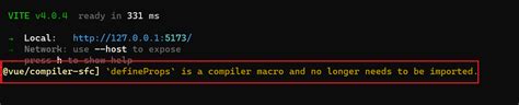 `defineprops` is a compiler macro and no longer needs to be imported des李白 博客园