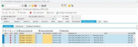 Exploring ABAP Debugger 1 Save Debug Session Discovering ABAP