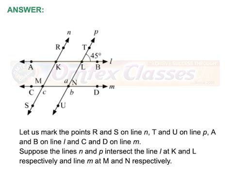 education practice set 2 1 chapter 2 parallel lines mathematics part ii solutions for class