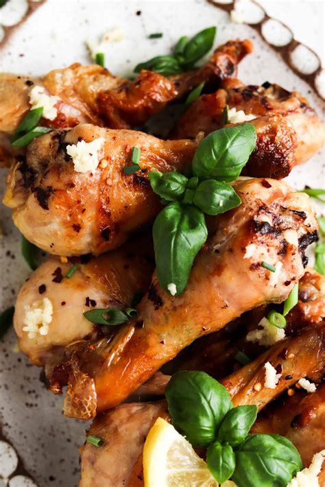 Honey Lemon Garlic Chicken Drumsticks Alliannas Kitchen