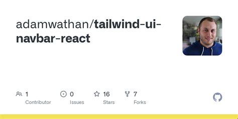 GitHub Adamwathan Tailwind Ui Navbar React