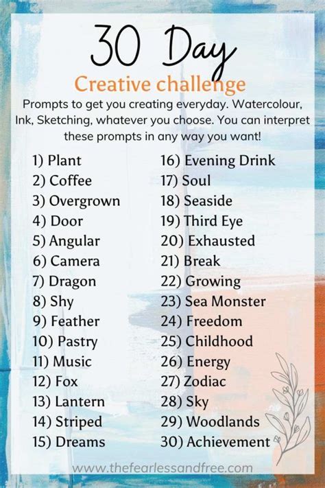 200 Drawing Prompts Get Creative The Fearless And Free Drawing