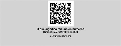 MIL UNO EN NÚMEROS Espanhol dicionário colaborativo
