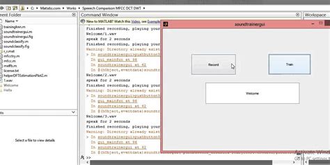 speech recognition matlab code mfcc youtube