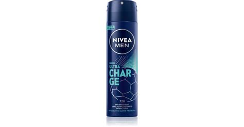 NIVEA MEN Ultra Charge Spray Anti Transpirant Pour Homme Notino Be