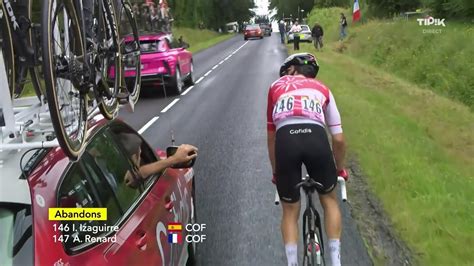 Tour De France Alexis Renard Et Ion Izagirre Abandonnent Lors De La