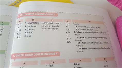 6 Sınıf ata yayıncılık fen madde ve ısı cevap anahtarı lütfen acil