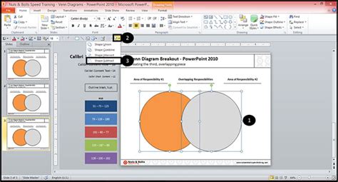 How To Create A Venn Diagram In Powerpoint Step By Step