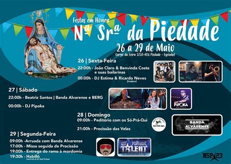 Festas Em Honra De Nossa Senhora Da Piedade Espinhel