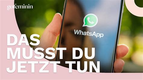 WhatsApp Änderung ab April Das musst du jetzt tun YouTube