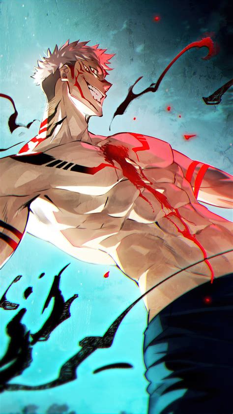 Yuji Itadori Sukuna Jujutsu Kaisen 4K Yuji Itadori Sukuna Jujutsu