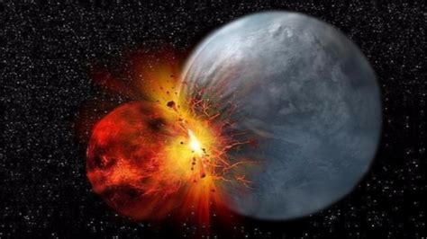 La teoría que explica que la Luna se formó tras varios choques con la