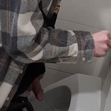 Hung Guy Caught Peeing At Urinals Male Sharing