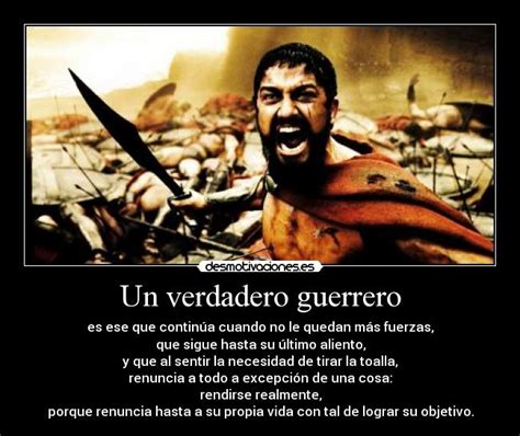 Un Verdadero Guerrero Desmotivaciones