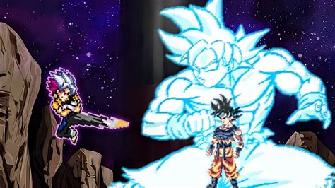Gogetto Ultra Ego Instinct V Op New Vs Manga Goku Op In Mugen Youtube