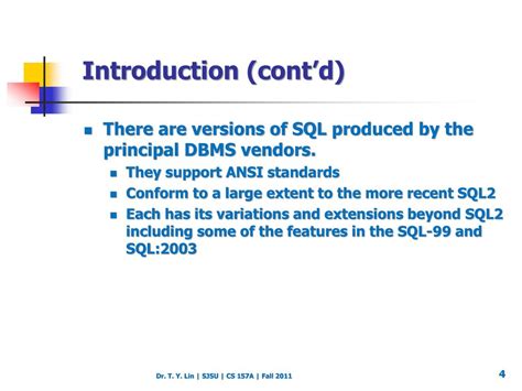 the database language sql ppt download